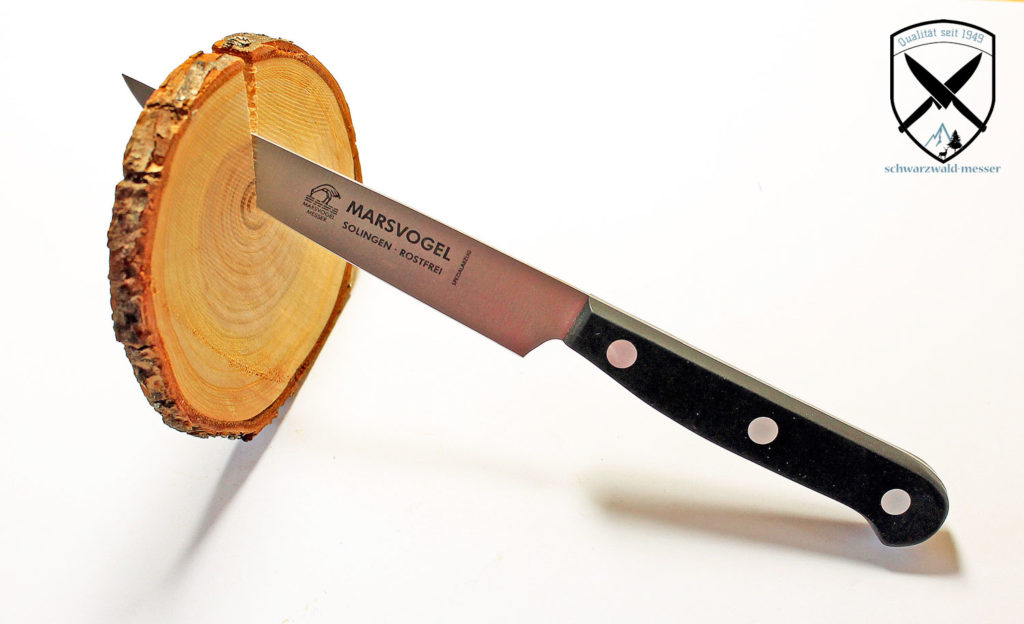 Brotzeit-Steakmesser Griff POM schwarz Marsvogel Solingen - Schwarzwald ...