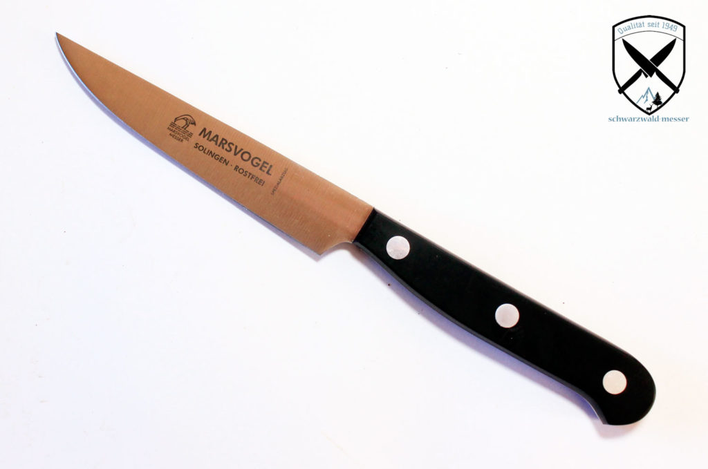 Brotzeit-Steakmesser Griff POM schwarz Marsvogel Solingen - Schwarzwald ...